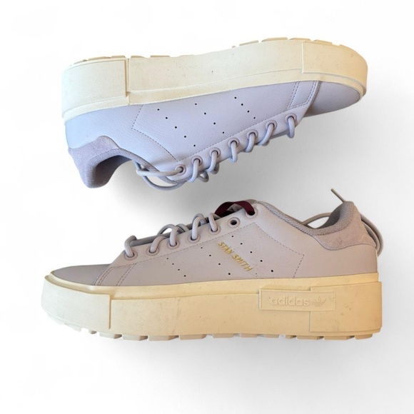 adidas | Shoes | Adidas Platform Sneakers In Lavender And Beige | Poshmark